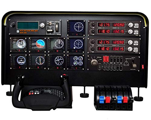 Meza Flight Simulator Cockpit Wheel Stand Pro Kit - Logitech Saitek ...